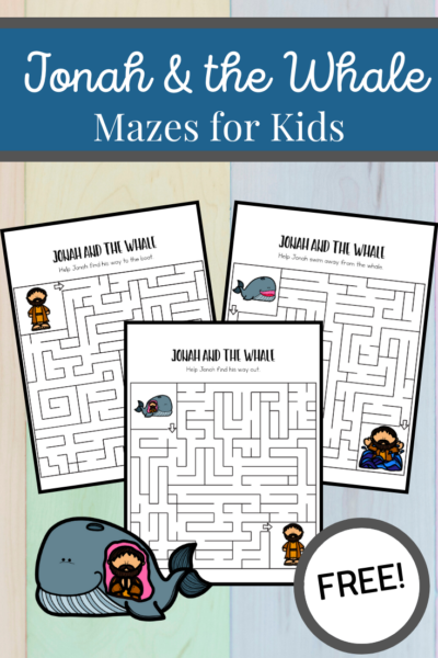 Jonah and the Whale Activities for Kids