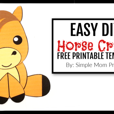 13 Adorable Horse Crafts for Preschoolers
