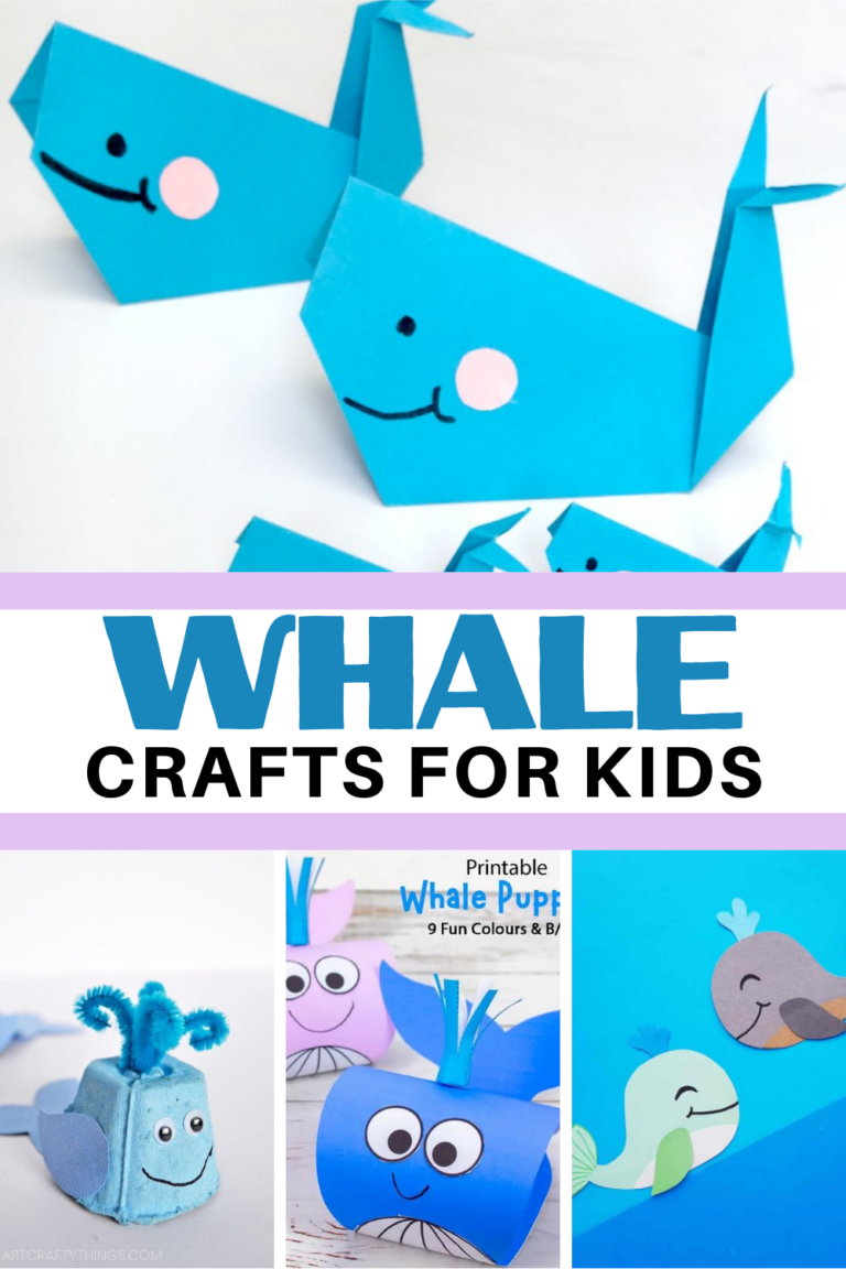 15 Wonderful Whale Crafts for Kids to Make This Summer