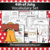 Free Printable 4th of July Vocabulary Practice Worksheets