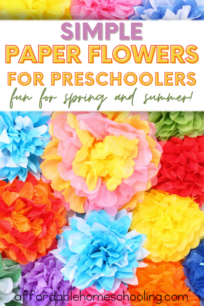 10 Easy Paper Flowers For Preschoolers To Make