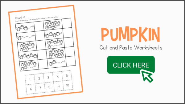 Free Printable Pumpkin Cut and Paste Worksheets