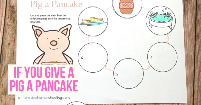 Free If You Give a Pig a Pancake Sequencing Cards | Affordable ...