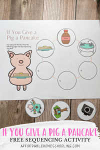 Free If You Give a Pig a Pancake Sequencing Cards | Affordable ...