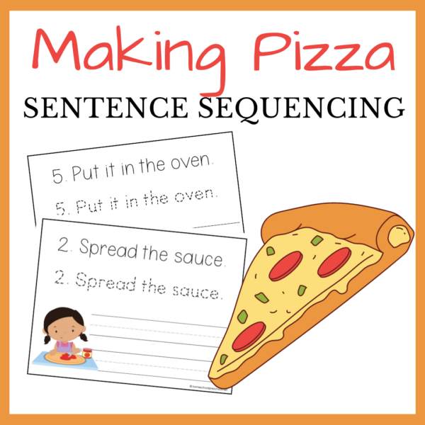Free Printable How to Make Pizza Sequence Sentences