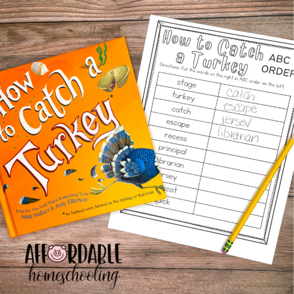Free How to Catch a Turkey Worksheets for Elementary