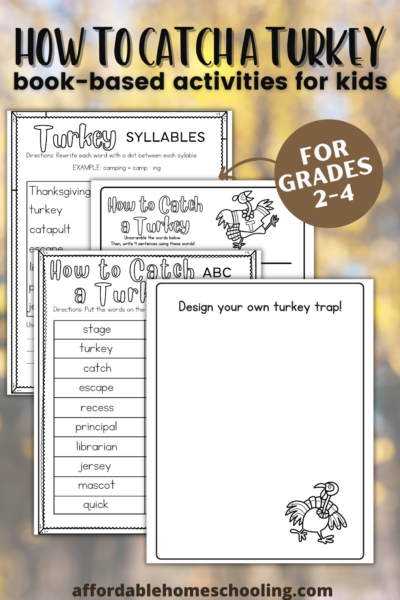 Free How to Catch a Turkey Worksheets for Elementary