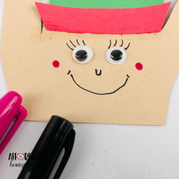 Adorable Handprint Elf Christmas Craft for Kids