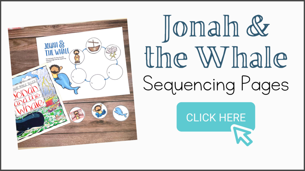 Free Printable Jonah and the Whale Sequencing Activity
