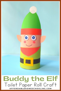 Toilet Paper Roll Buddy the Elf Craft for Kids