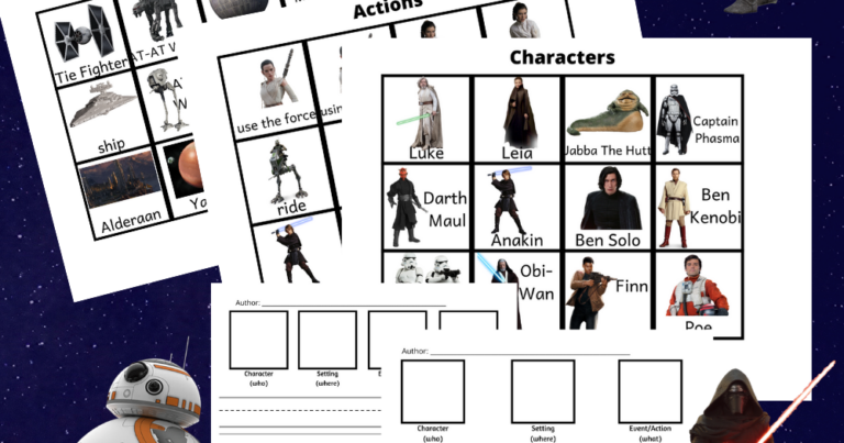 Printable Star Wars Writing Activities for Kids of All Ages