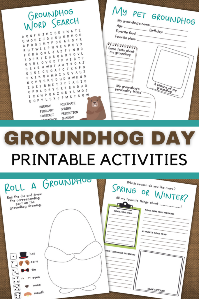 Free Printable Groundhog Day Activities for Kids