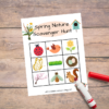 Spring Nature Scavenger Hunt - Affordable Homeschooling