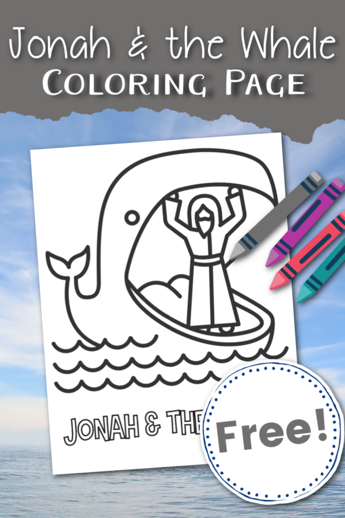 Free Jonah and the Whale Printable for Kids