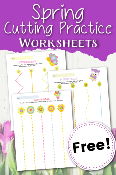 Free Printable Spring Cutting Worksheets