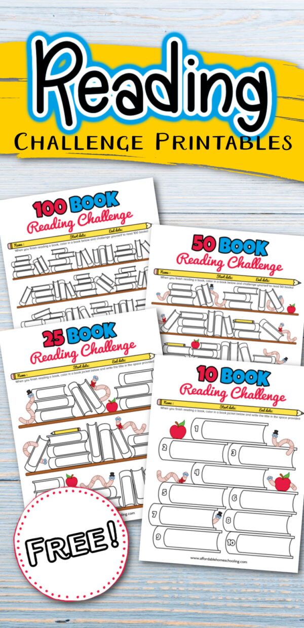 Kids Summer Reading Challenge with Free Printables