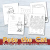 Free Printable Pete the Cat Falling for Autumn Activities