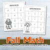Free Printable Fall Worksheets for First Grade