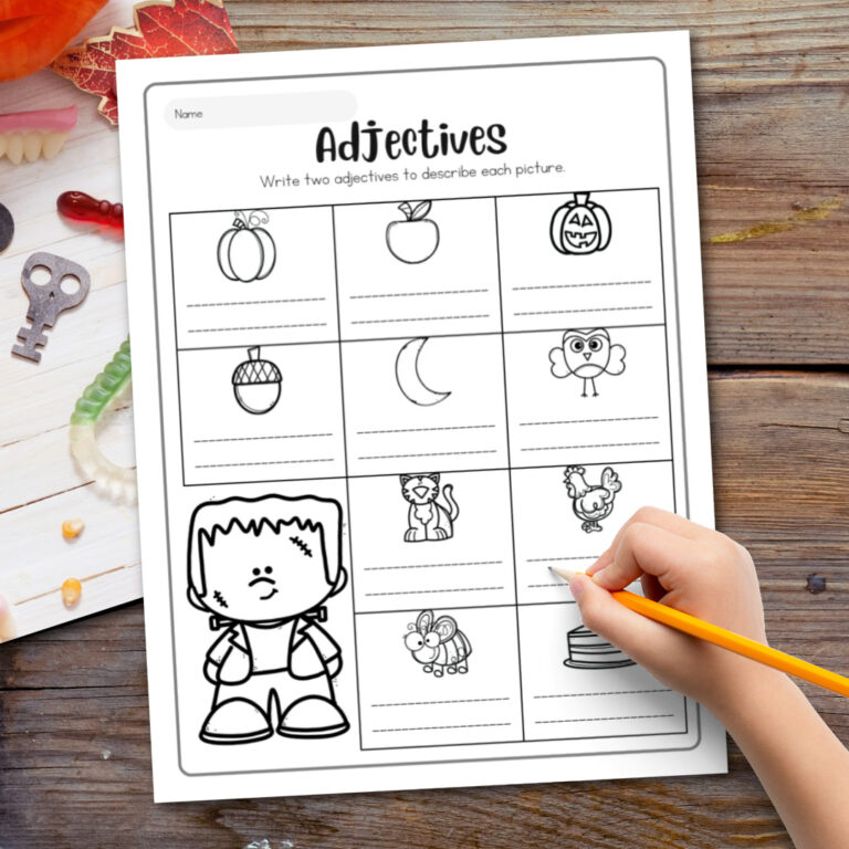 Free Printable Halloween Grammar Worksheets