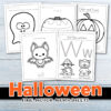 Free Printable Halloween Fine Motor Worksheets