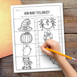 Kindergarten Halloween Printables | Math and Grammar