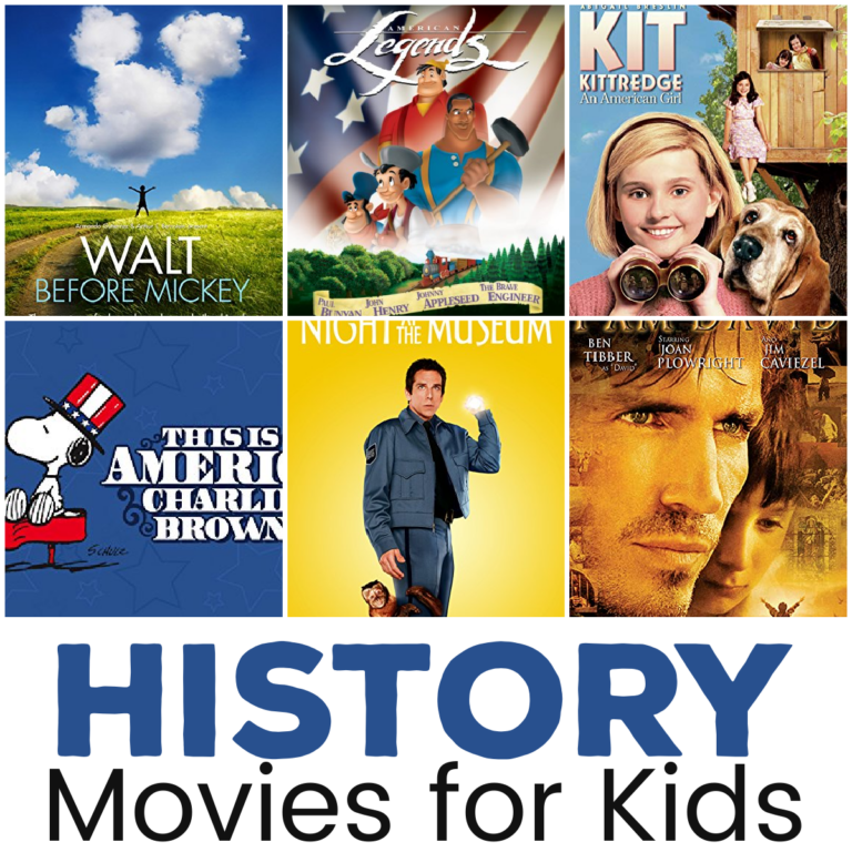 20 of the Best History Movies for Kids