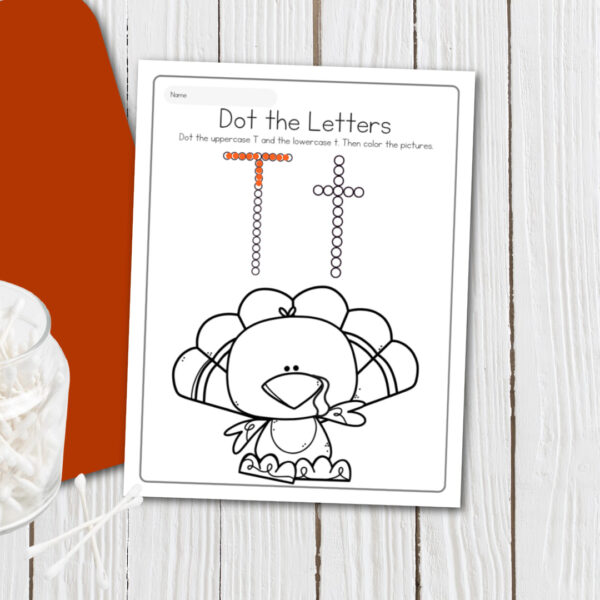 Free Printable Thanksgiving Fine Motor Activities