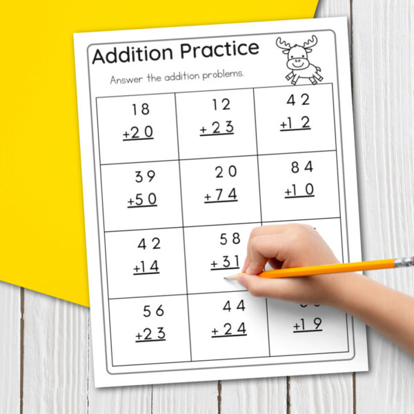 Free Printable First Grade Addition Problems