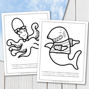 Free Printable Clark the Shark Coloring Pages
