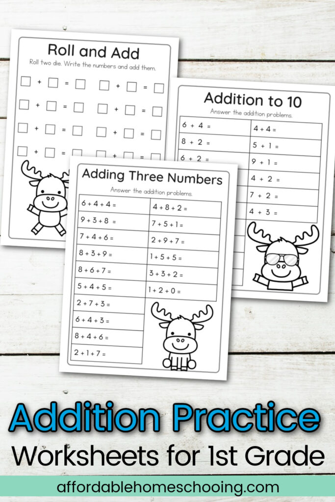 Free Printable First Grade Addition Problems