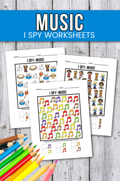 I Spy Music Worksheet Free Printable Games