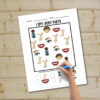 Free Printable I Spy Body Parts Worksheets