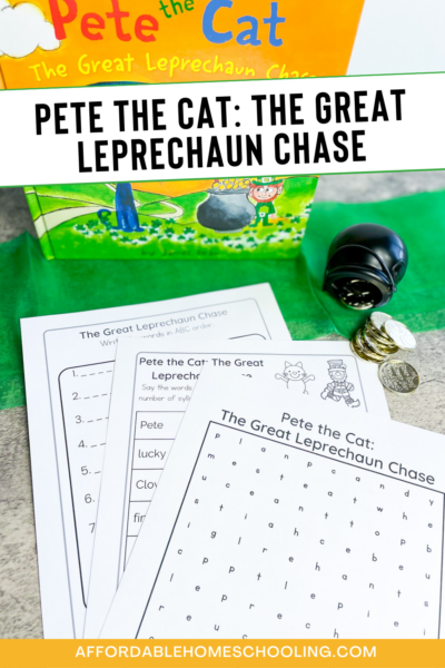 Pete the Cat Great Leprechaun Chase Activities