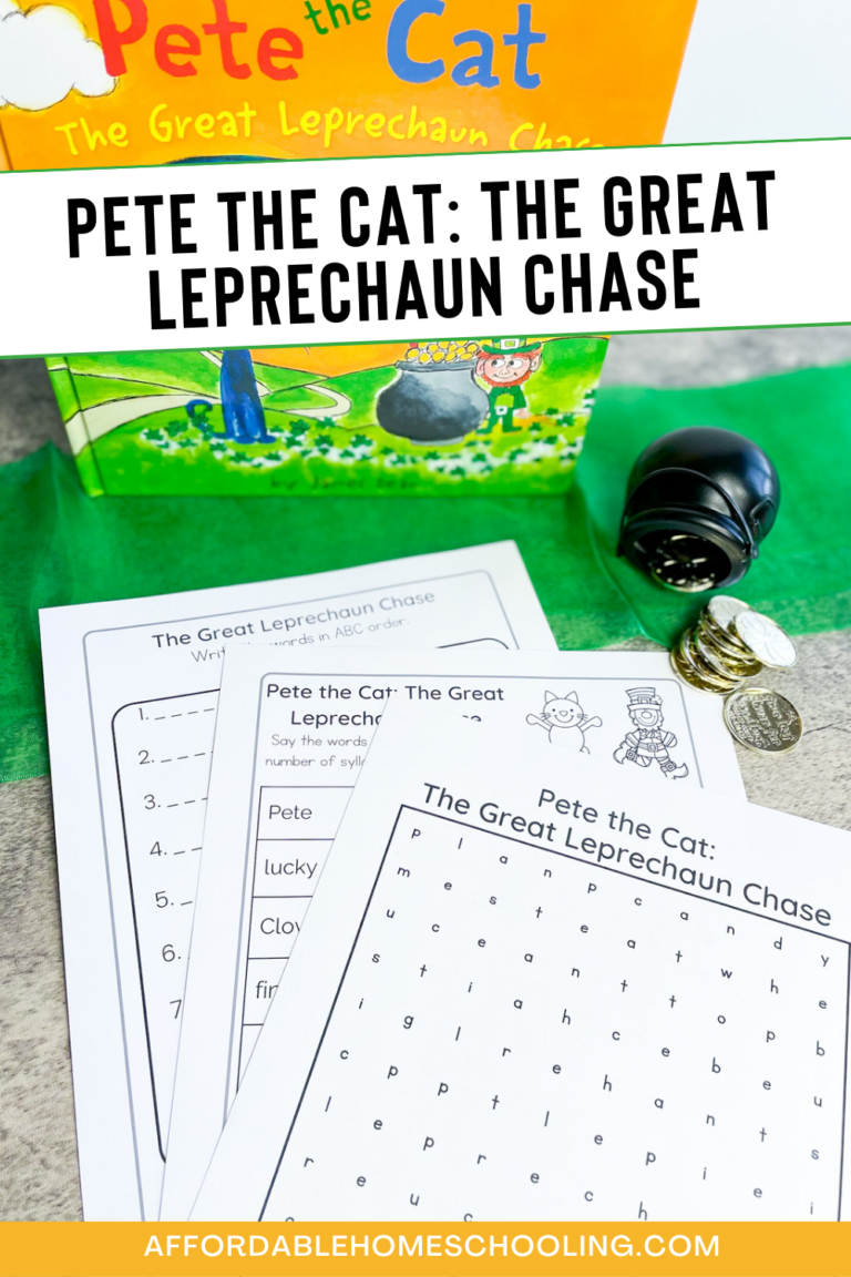 Pete the Cat Great Leprechaun Chase Activities